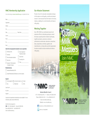 Fillable Online nmconline Milk quality Quality Milk Matters - NMC ...