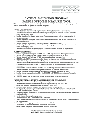 Fillable Online PATIENT NAVIGATION PROGRAM Fax Email Print - pdfFiller