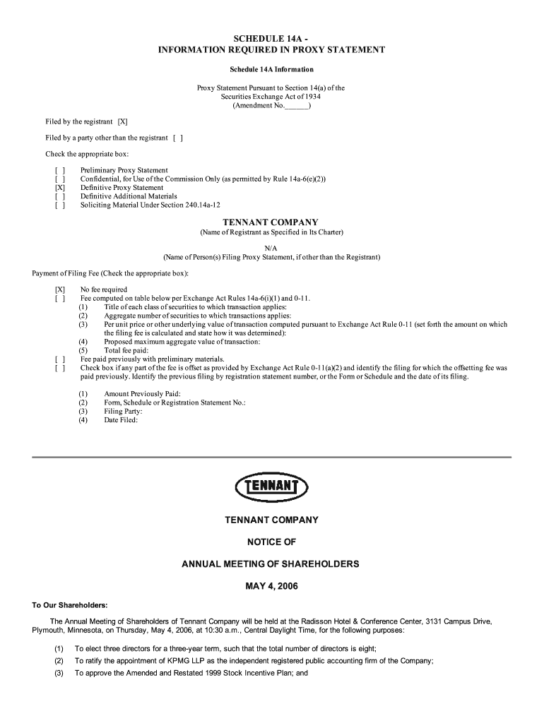 Fillable Online SCHEDULE 14A INFORMATION REQUIRED IN PROXY STATEMENT Fax Email Print - pdfFiller