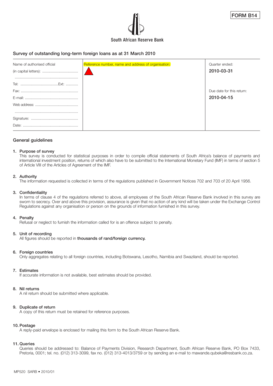 Fillable Online FORM B14 Please insert your companys reference number ...