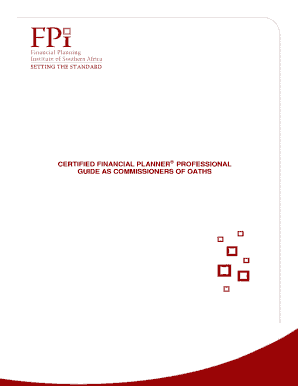 Fillable Online CERTIFIED FINANCIAL PLANNER PROFESSIONAL GUIDE AS Fax ...