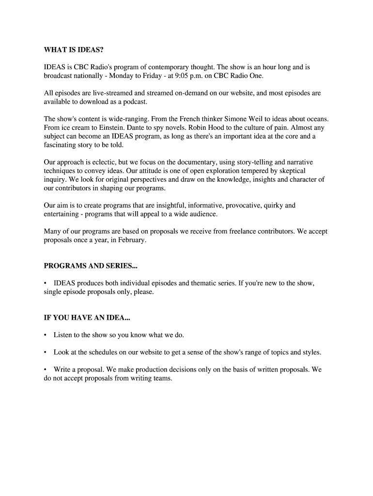 Fillable Online WHAT IS IDEAS Fax Email Print - pdfFiller