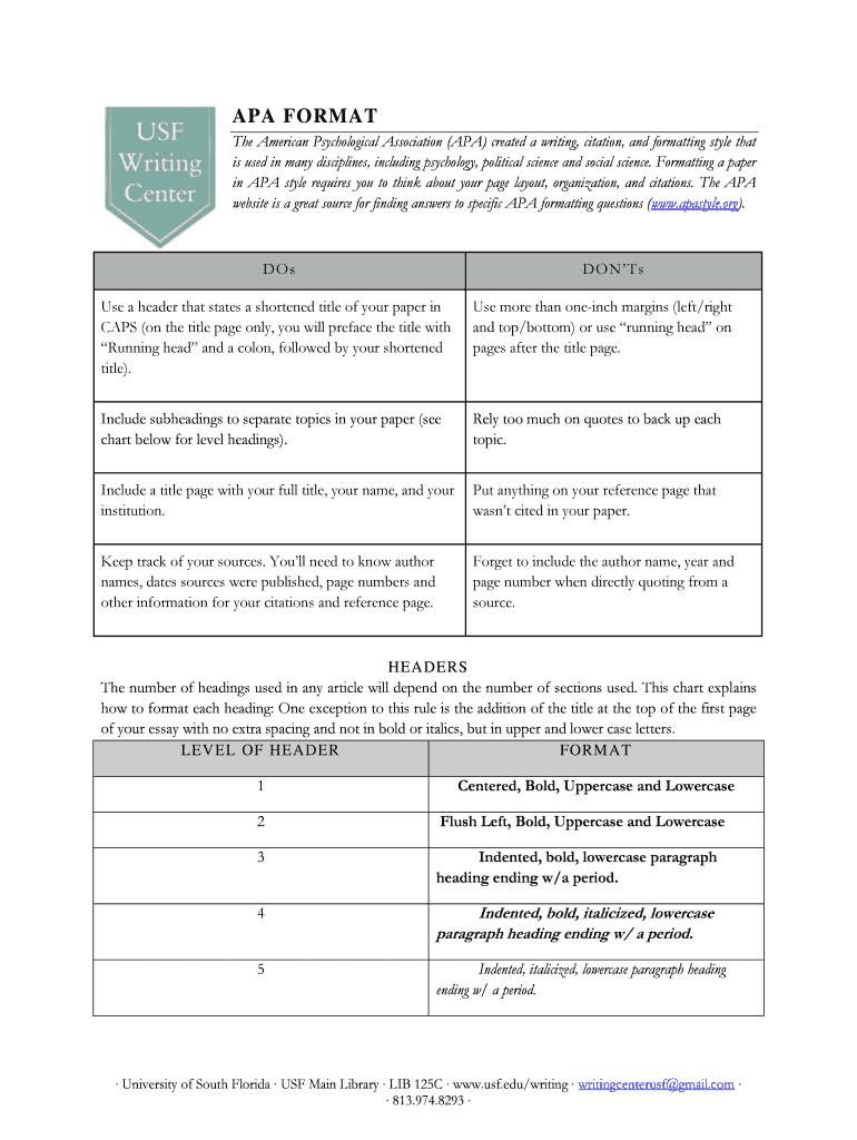 Fillable Online The American Psychological Association (APA) created a ...