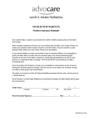 Fillable Online Newborn Form 52108doc Fax Email Print - pdfFiller