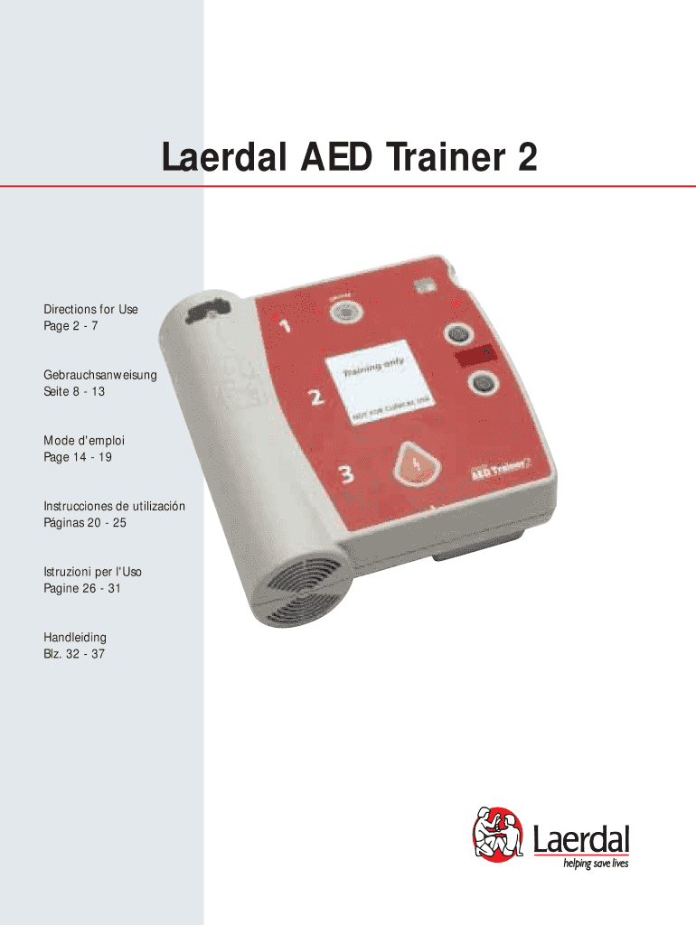 Fillable Online Laerdal AED Trainer 2 Fax Email Print - pdfFiller