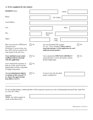 Fillable Online mpbio ou February Honors Office - The University of ...