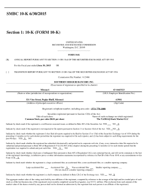 Fillable Online Section 1 10K (FORM 10K) Fax Email Print - pdfFiller