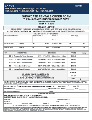 Fillable Online SPECIAL FORKLIFT SERVICE ORDER FORM ...
