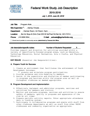 Fillable Online harford Site Supervisor * Ashley Choate - harford Fax ...