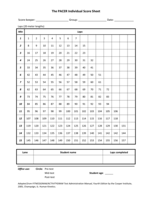 Fillable Online mfschools Individual Score Sheet - mfschoolsorg Fax ...
