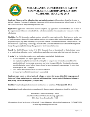 Fillable Online macsc MID-ATLANTIC CONSTRUCTION SAFETY COUNCIL ...