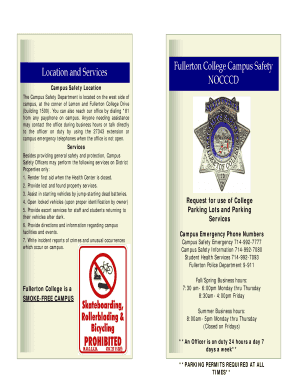 Fillable Online event nocccd Location and Services Fullerton College ...