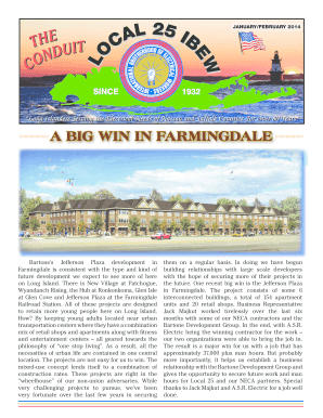 Fillable Online ibew25 Conduit JanFeb 2014pdf - IBEW Local 25 - ibew25 ...