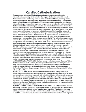 Fillable Online Cardiac Catheterization Fax Email Print - pdfFiller