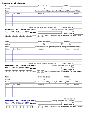Fillable Online Outside Order Form 5doc Fax Email Print - pdfFiller