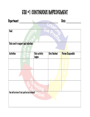 Fillable Online esu1 ESU #1 CONTINUOUS IMPROVEMENT Fax Email Print ...