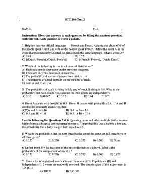 Stt 200 Msu - Fill Online, Printable, Fillable, Blank | pdfFiller