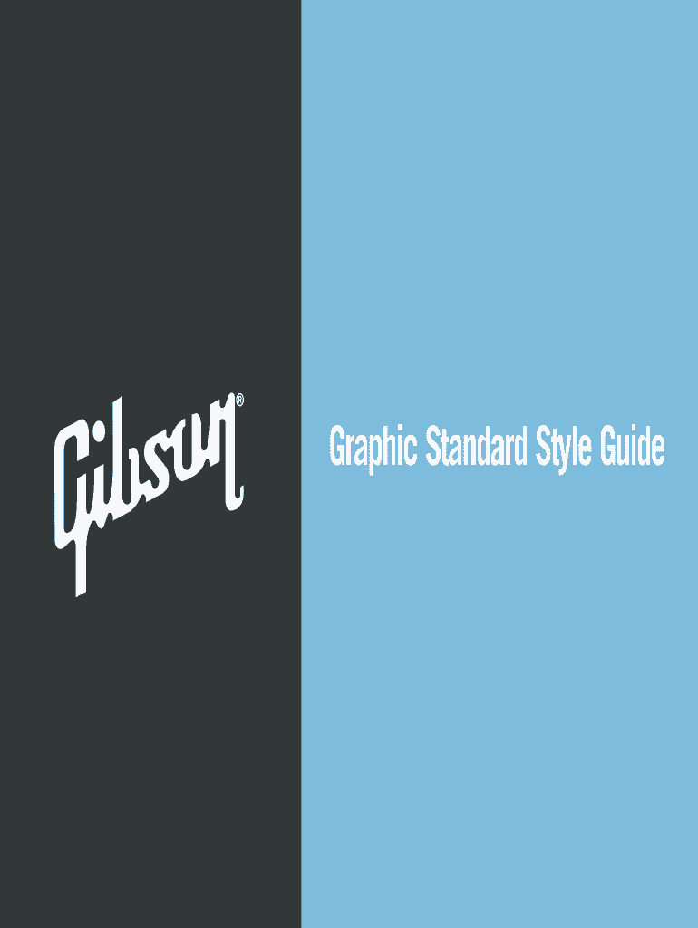 Fillable Online Graphic Standard Style Guide Fax Email Print - pdfFiller