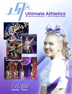 Fillable Online Program Packet - Ultimate Athletics Fax Email Print ...