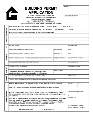 Fillable Online Building Permit Application - Netcad Drafting Fax Email ...