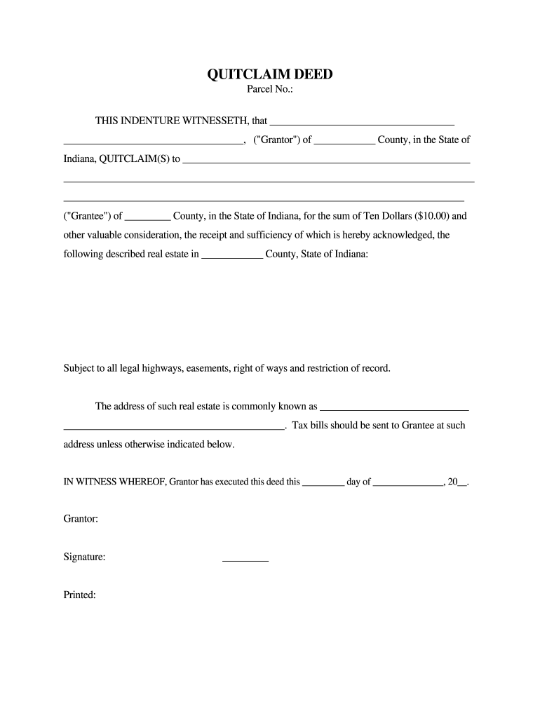 Bank Of America Quit Claim Deed Designedevent