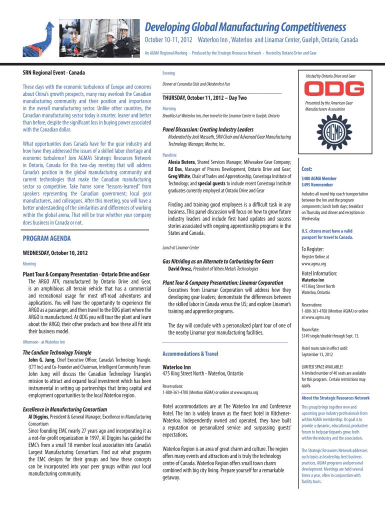 Fillable Online Regional Meeting Registration Form Fax Email Print ...