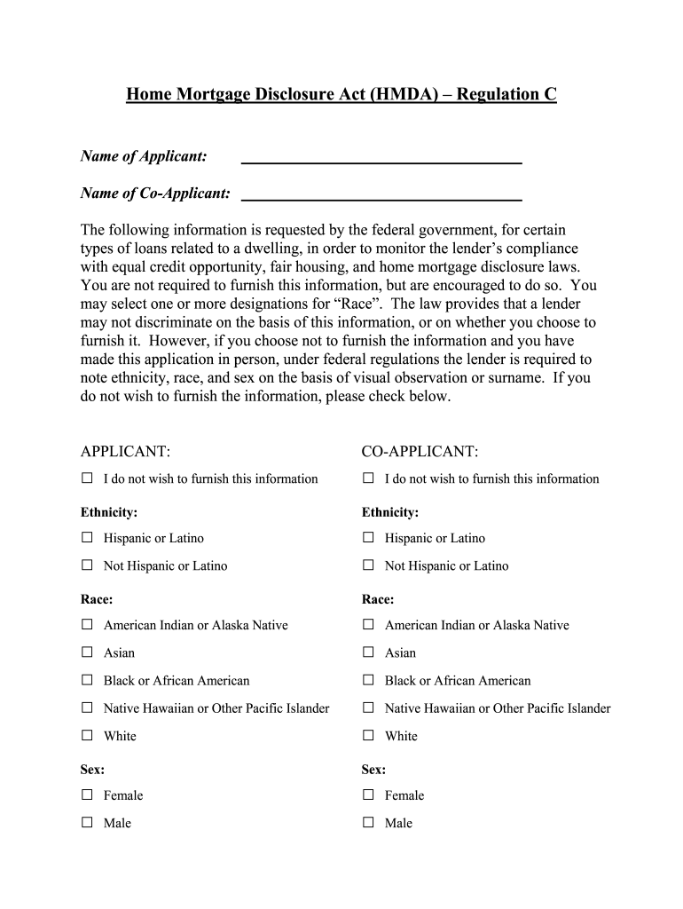 St Mary Bank HMDA - Regulation C - Fill and Sign Printable Template ...