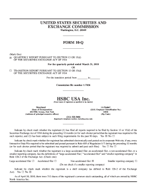 HSBC USA Inc. - HSBC Bank USA - Fill and Sign Printable Template Online