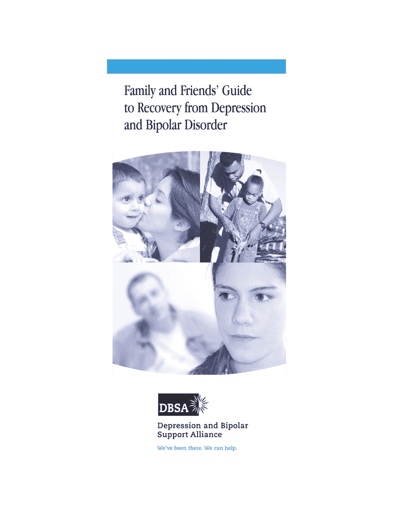 Fillable Online Family and Friends’ Guide to Recovery from Depression and Bipolar Disorder Fax ...