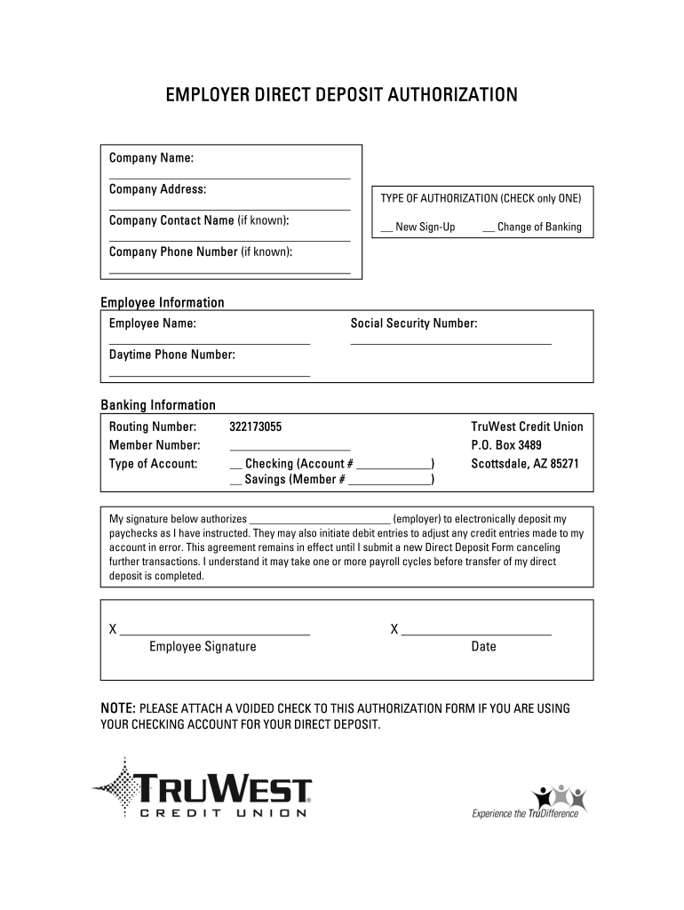 Direct Deposit Pdf Fill Out Sign Online DocHub