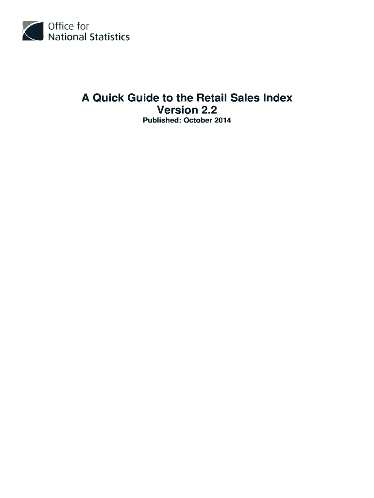 Fillable Online A Quick Guide to the Retail Sales Index Fax Email Print ...