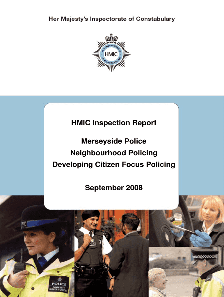 Merseyside Police - hmic gov: Fill out & sign online | DocHub