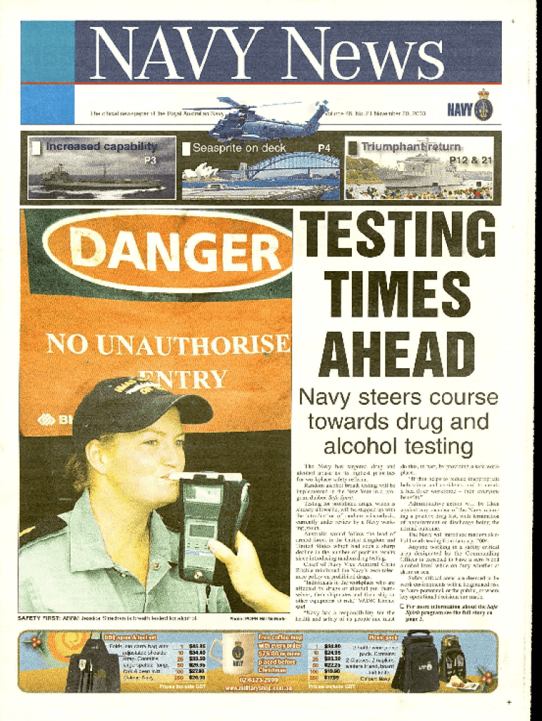 NAVY ALCOHOL AND DRUG MISUSE PREVENTION AND: Fill out & sign online ...