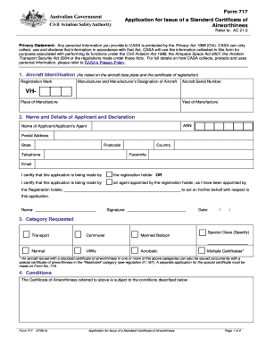 Fillable Online casa gov casa form 717 Fax Email Print - pdfFiller