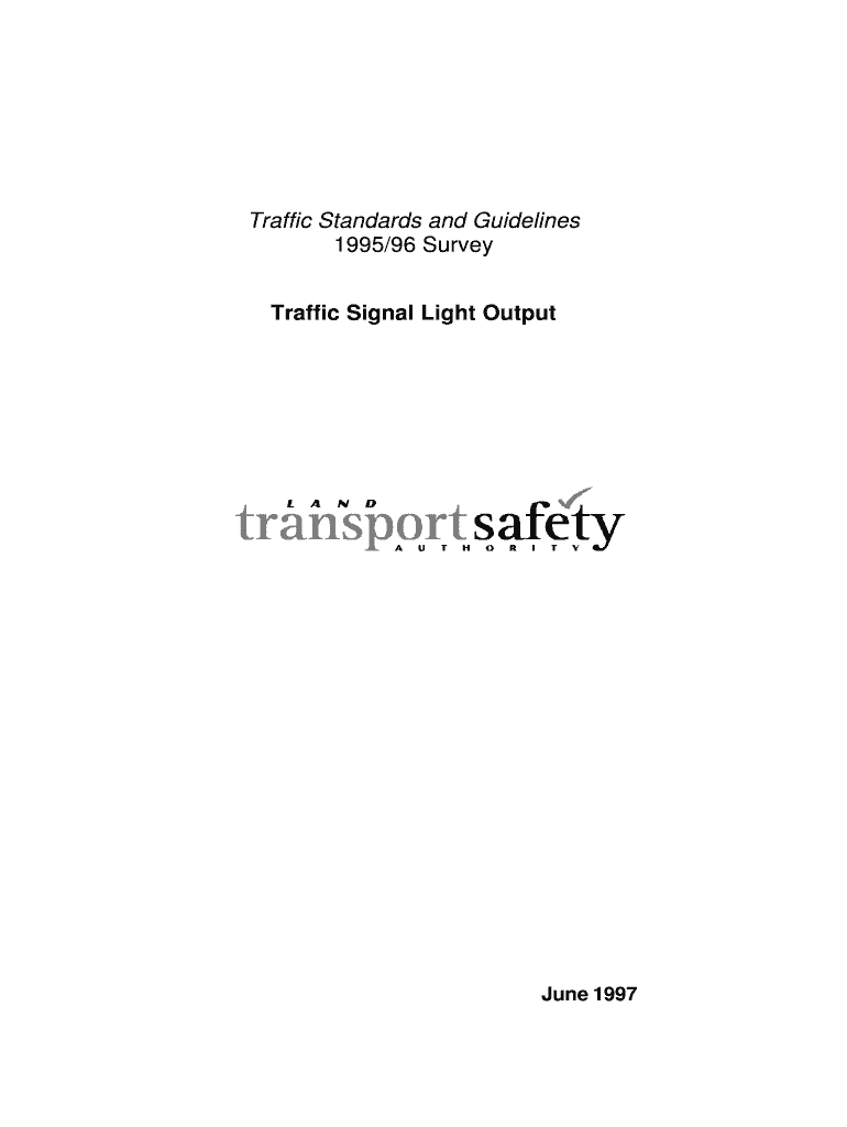 Traffic Standards and Guidelines: Fill out & sign online | DocHub