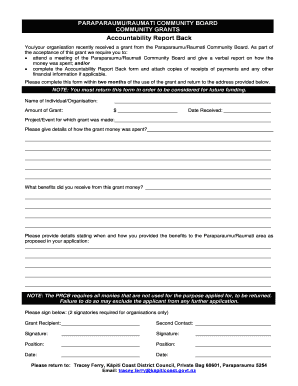 Fillable Online Accountability Report - Kapiti Coast District Council ...