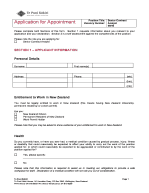 Fillable Online Application Form: PDF 119KB - Te Puni Kokiri Fax Email Print - pdfFiller