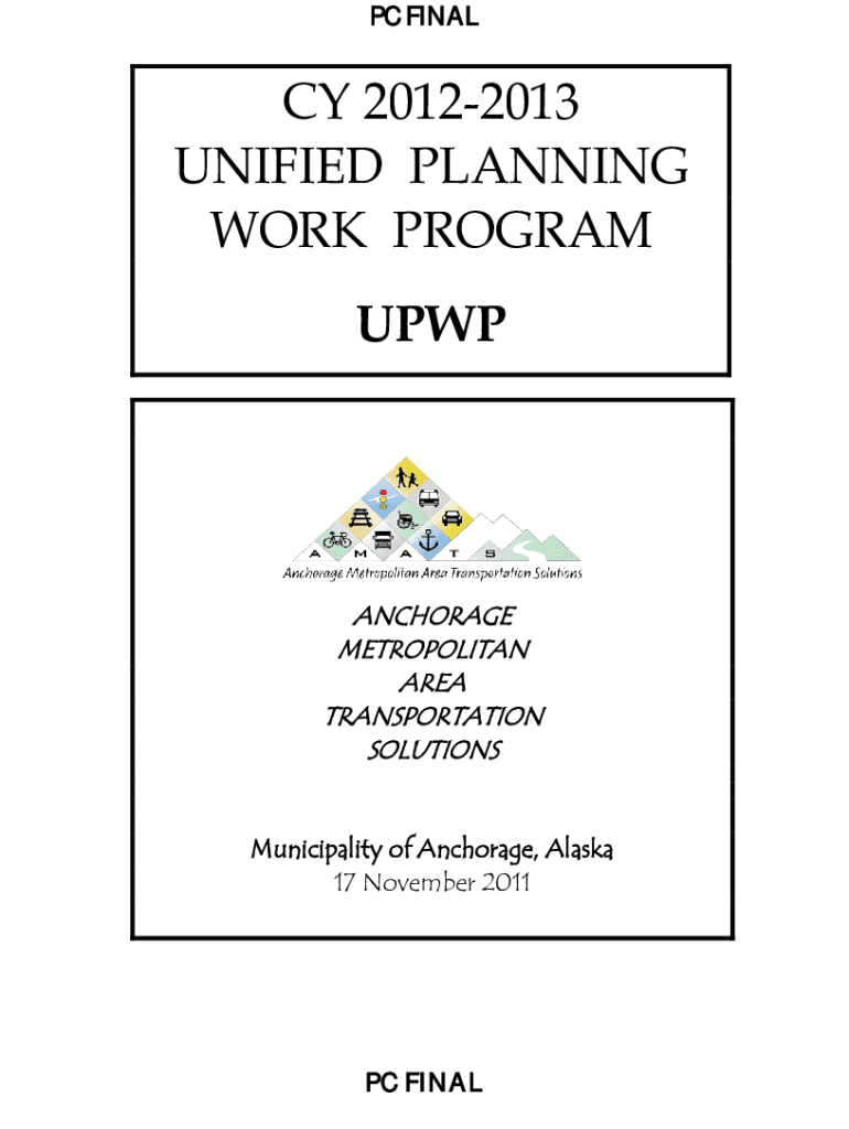 Fillable Online Unified Planning Work Program Fax Email Print - pdfFiller