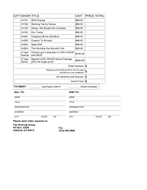 Fillable Online pbs pbs print order form Fax Email Print - pdfFiller