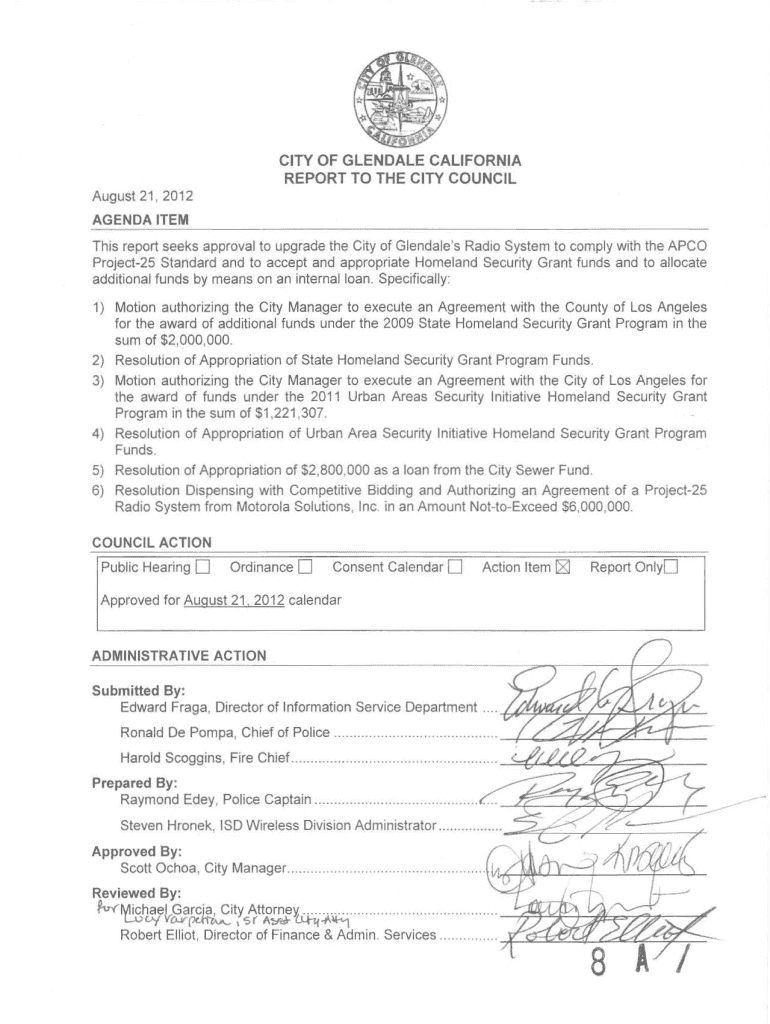 Report to the City Council: Fill out & sign online | DocHub
