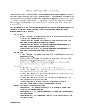 Fillable Online studentaid emory Satisfactory Academic Progress Policy ...