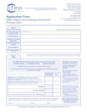 Fillable Online GMC Patient and Colleague Feedback Fax Email Print ...
