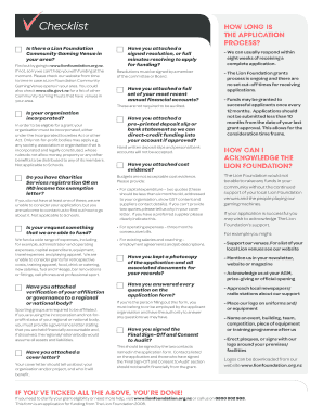 Fillable Online lionfoundation org Download - The Lion Foundation Fax ...