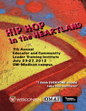 Fillable Online versewisconsin HIP HOP - Verse Wisconsin Fax Email ...