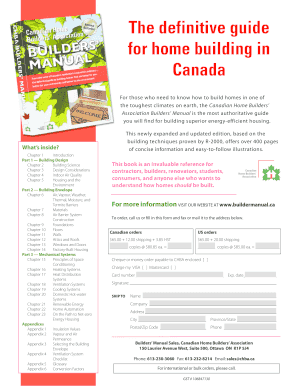Fillable Online The definitive guide for home building in Canada Fax ...