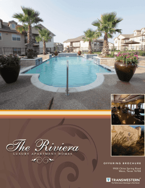 Fillable Online OFFERING BROCHURE - Transwestern Fax Email Print ...