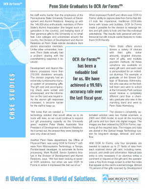 Fillable Online OCR for Forms Fax Email Print - pdfFiller