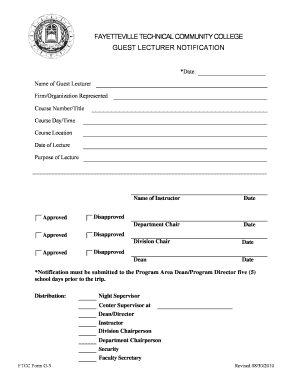 Fillable Online faytechcc FAYETTEVILLE TECHNICAL COMMUNITY COLLEGE ...