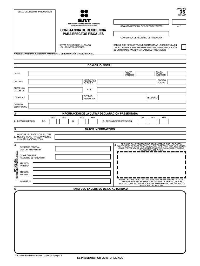 Constancia de Residencia Fiscal en México 2025 - Requisitos y Proceso ...