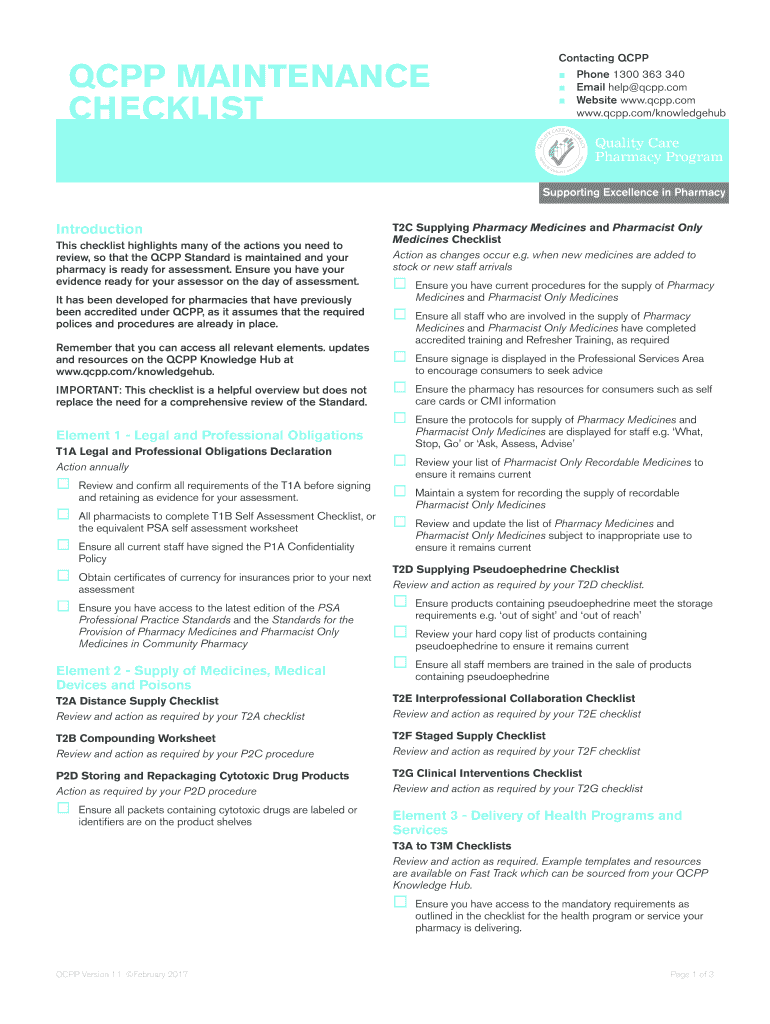 Fillable Online Contacting QCPP Fax Email Print - pdfFiller